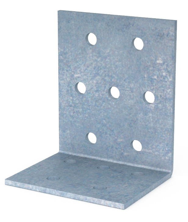 Geperforeerde hoekverbinders 60x80x60x2,5mm | NÖGEL Webshop NL