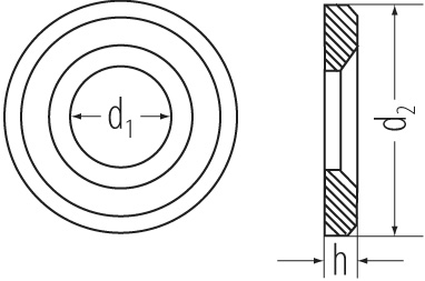 U-Scheiben Stahl verzinkt DIN 7349 | DIN 7349 Scheiben | DIN- und ...